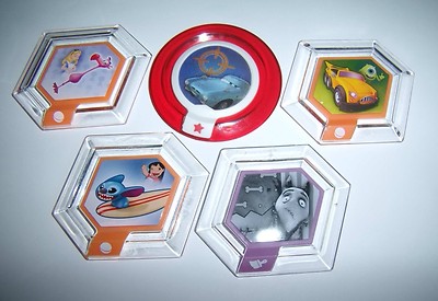 DISNEY INFINITY Power Disc Lot Chrome TRU Mike Car Flamingo Surfboard ...
