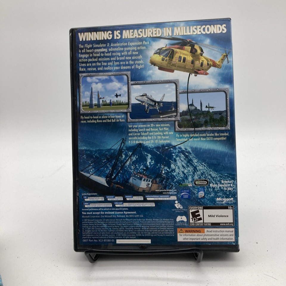 Microsoft Flight Simulator X: Acceleration Expansion Pack (PC DVD, 2007 ...