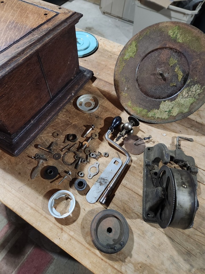 Antique Victor Victrola VV-IV Talking Machine Phonograph 1916? Hand ...