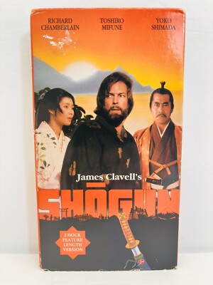 Shogun Book Box VHS 1988 (2 Hour Version) James Clavell Richard ...