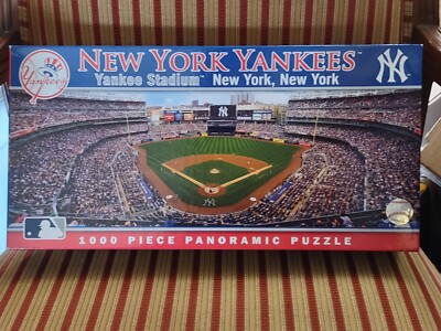 NY Yankees Puzzle 1000 Pieces Panoramic MLB Baseball New York Stadium ...