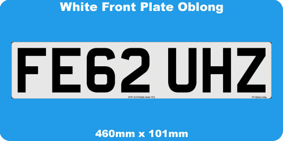 Smallest Legal Number Plate Adhesive Blanks Small Number Plates Legal ...