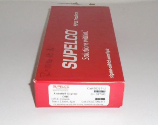 HPLC COLUMN, Supelco Ascentis Express OH5, 2.1 x 50mm, Supelco 50317-U ...