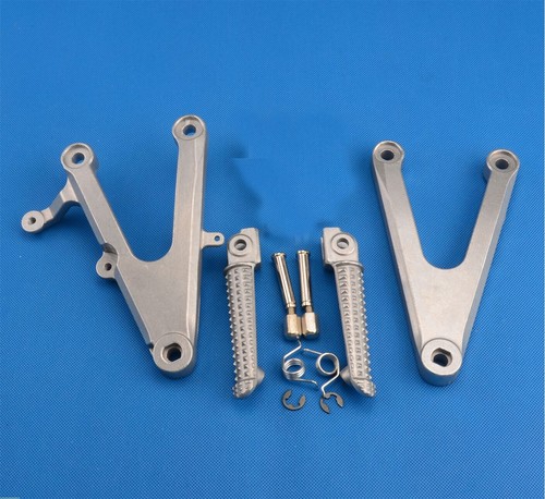 Front rider Foot pegs Footrests Bracket Set For Yamaha YZF R1 2002-2003 ...