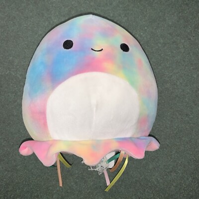 Squishmallow Janet The Tye Dye Jellyfish 8” NWOT HTF | eBay
