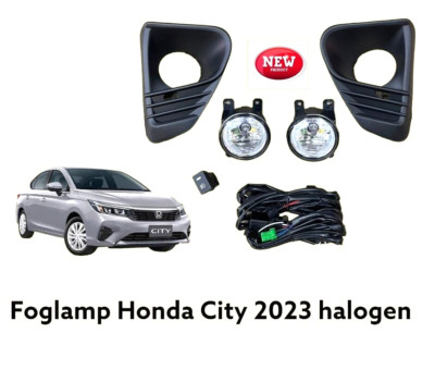 Fog Lamp Light Halogen Clear Lens Complete Set For 2023 Honda City | eBay
