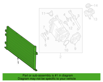 Mercedes Benz Genuine G550 G550 4X4 2016-2018 Coolant Radiator OE ...