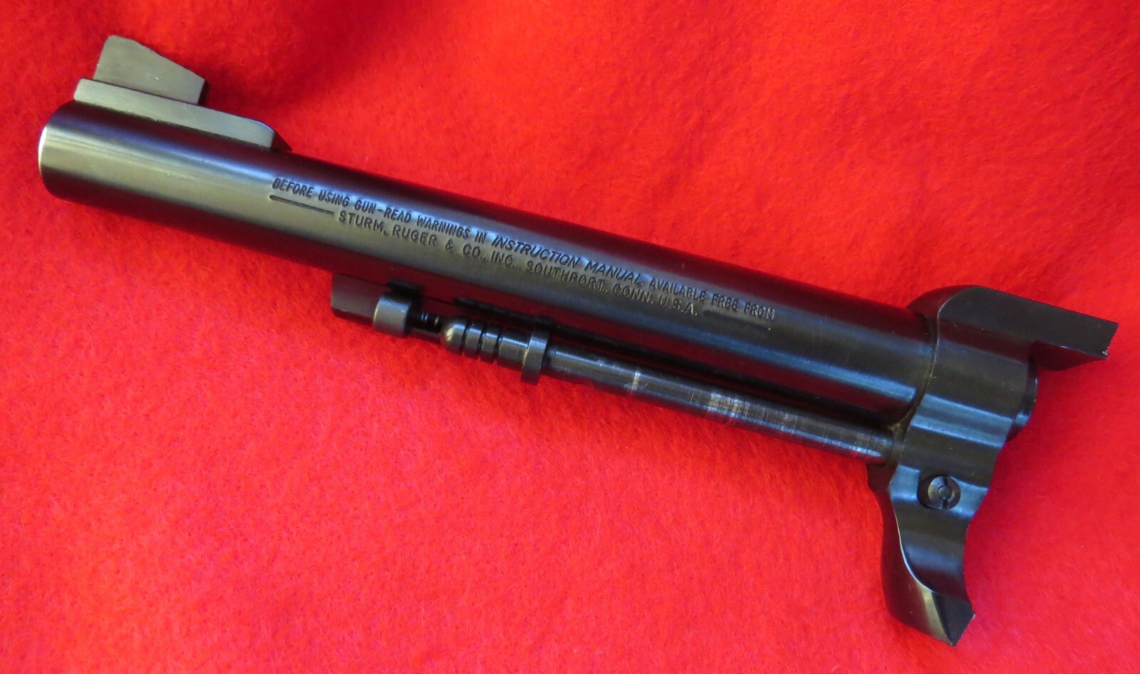 Ruger New Model Blackhawk .357 Magnum Barrel Ejector Housing Rod Front ...