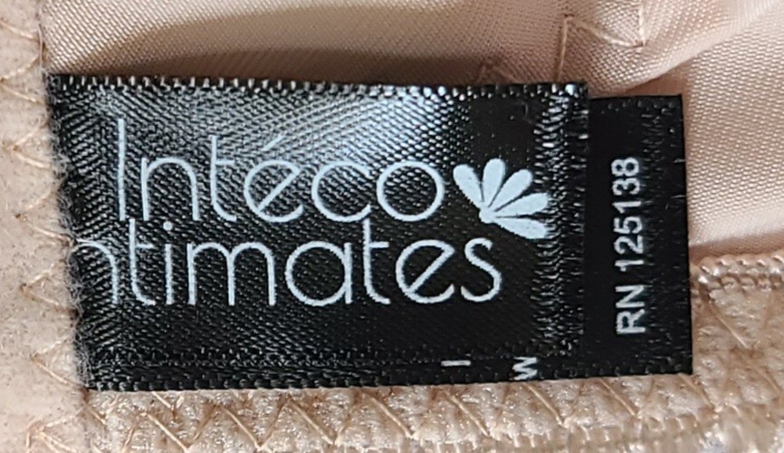 Inteco Intimates Beige Non Padded Wireless Eyelet Bra Size 38C T43-1585 ...