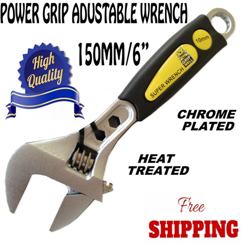 150m 6” POWER GRIP ADJUSTABLE SPANNER SHIFTER SHIFTING SUPER WRENCH ...