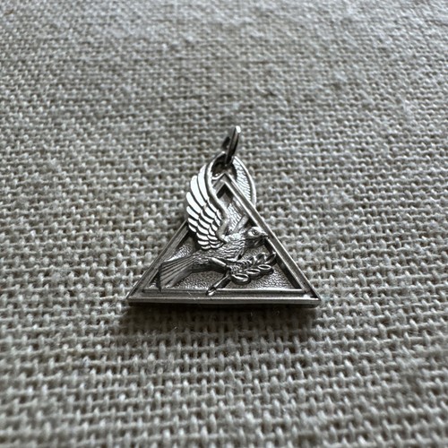 Vintage Masonic Job's Daughters Sterling Dove Charm IYOB FILIAE | eBay