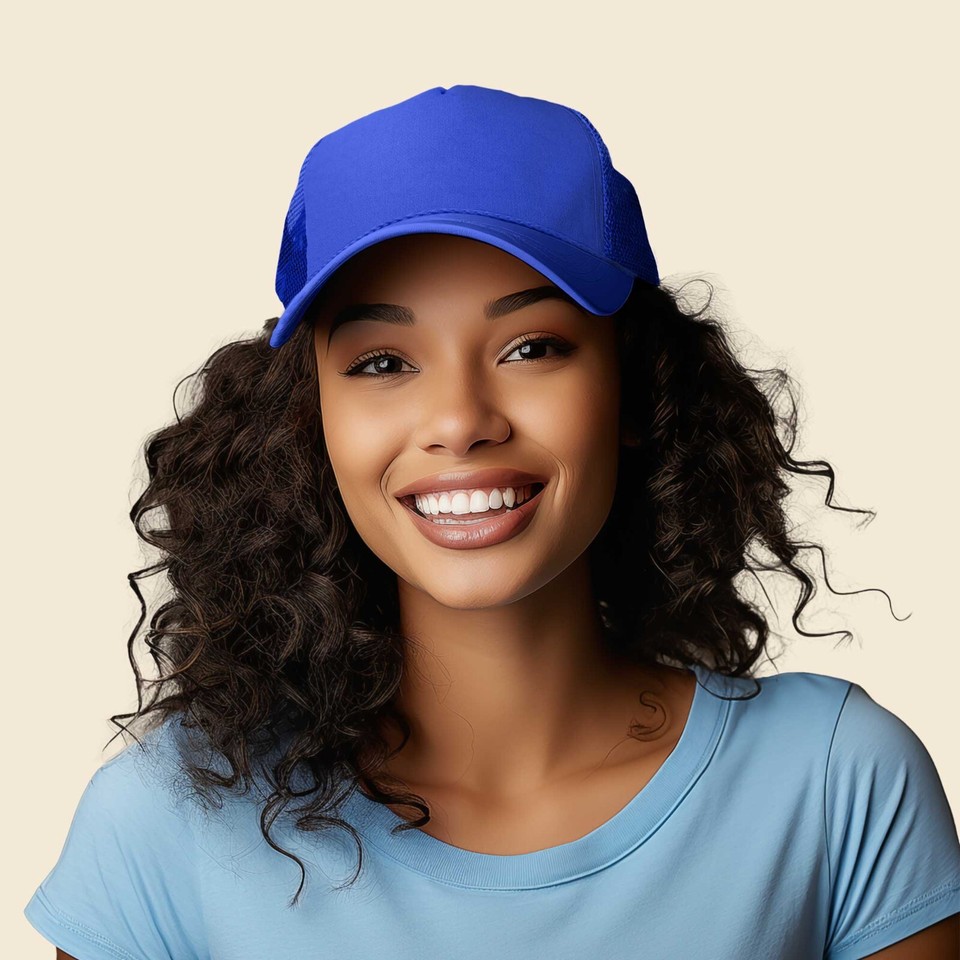 Trucker Hat Baseball Cap Mesh Caps Blank Plain Hats (39 Color Choices ...