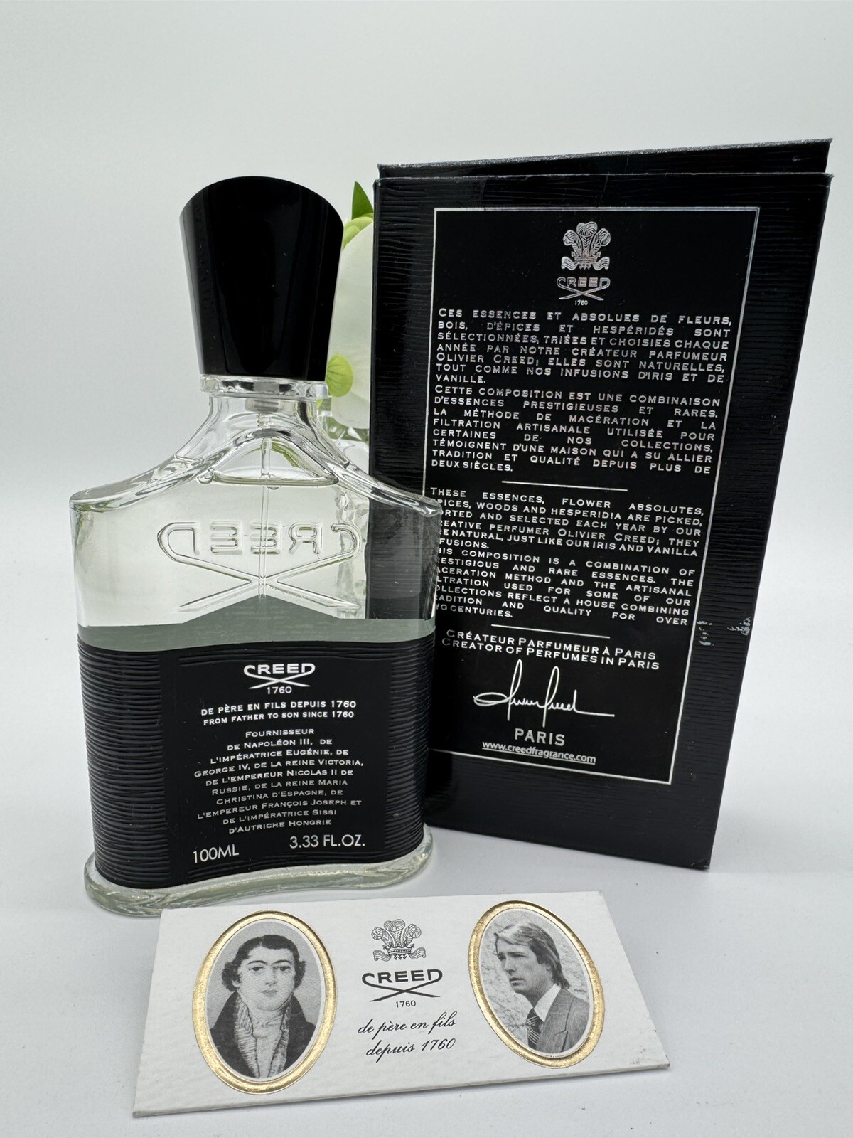 Creed Aventus Eau de Parfum for Men 3.3oz / 100mL - Unsealed Box ...