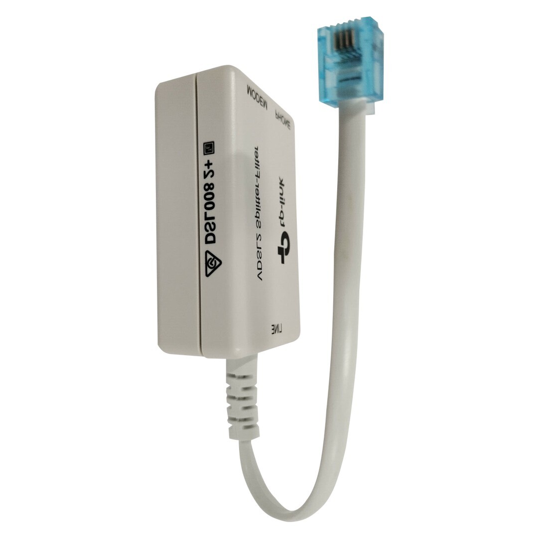 TP-Link DSL008 ADSL 2+ VDSL VDSL2+ FTTN Filter Phone Splitter for ADSL ...