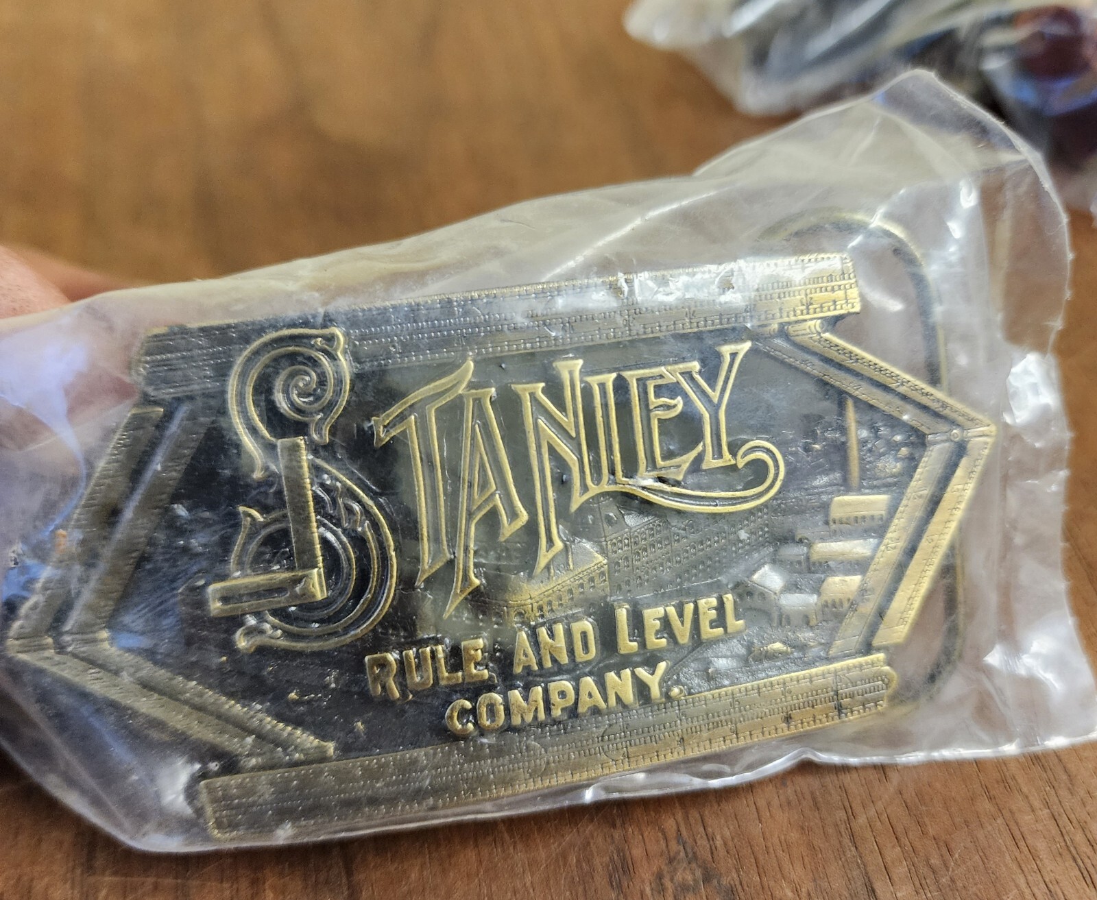 Stanley Rule Level Company Tool Brass Belt Buckle 199… - Gem