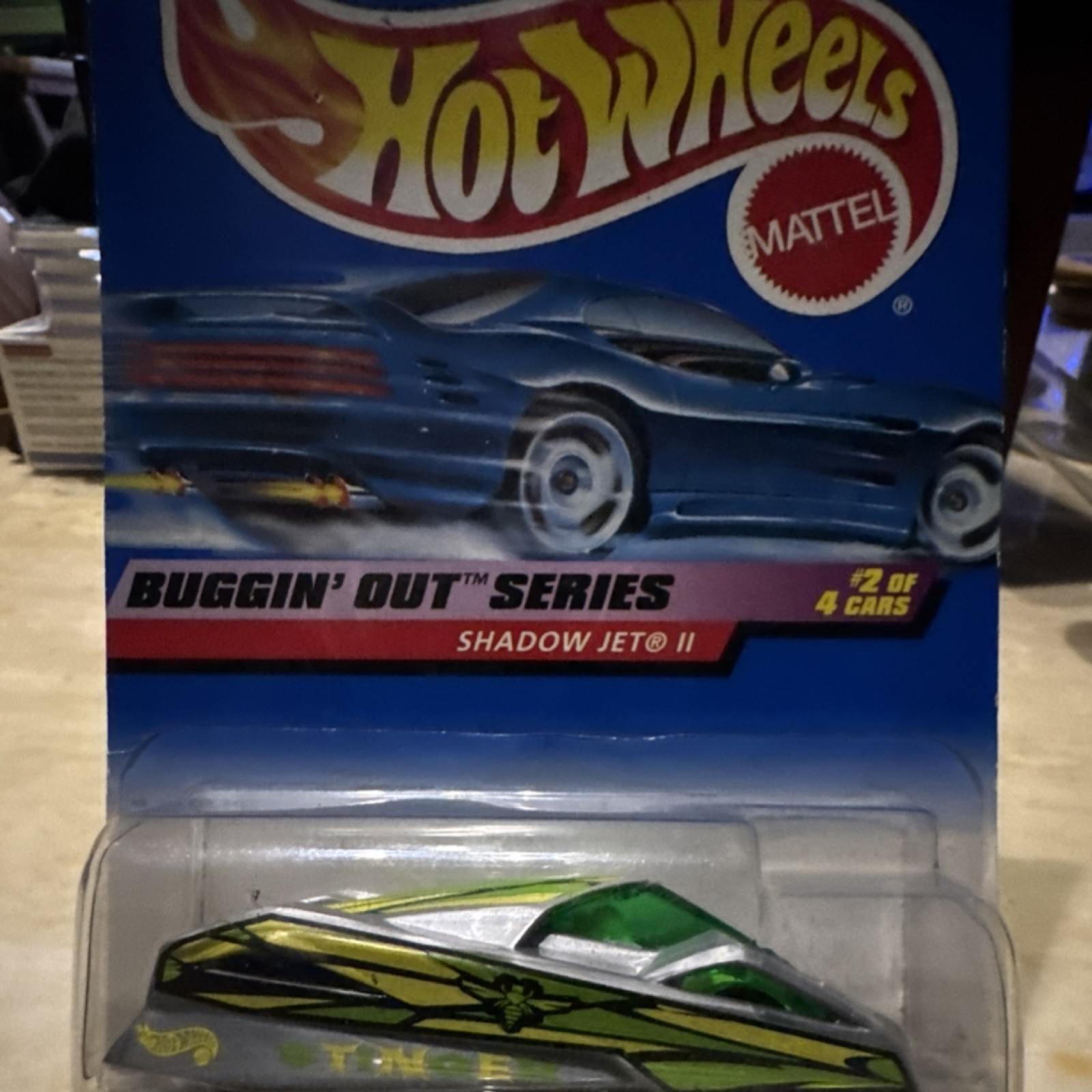 Hot Wheels Shadow Jet II Buggin' Out Series Green Silver Black 1:64 ...
