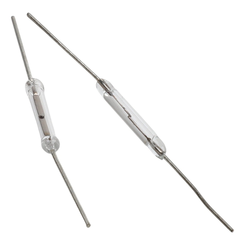 Set of 40 Magnetic Glass Reed Switches 2 x 14 mm Normally Open NO 2Pin ...