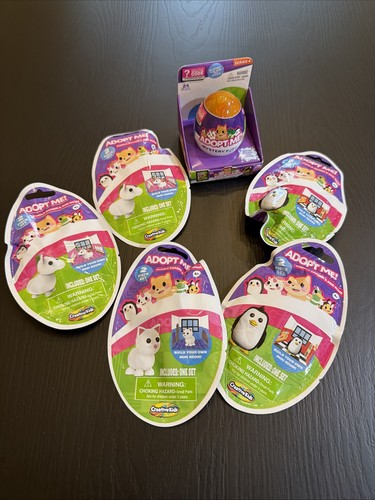 Roblox ADOPT ME! LOT of 5 puzzle erasers and mini rooms + 1 Mystery Egg ...