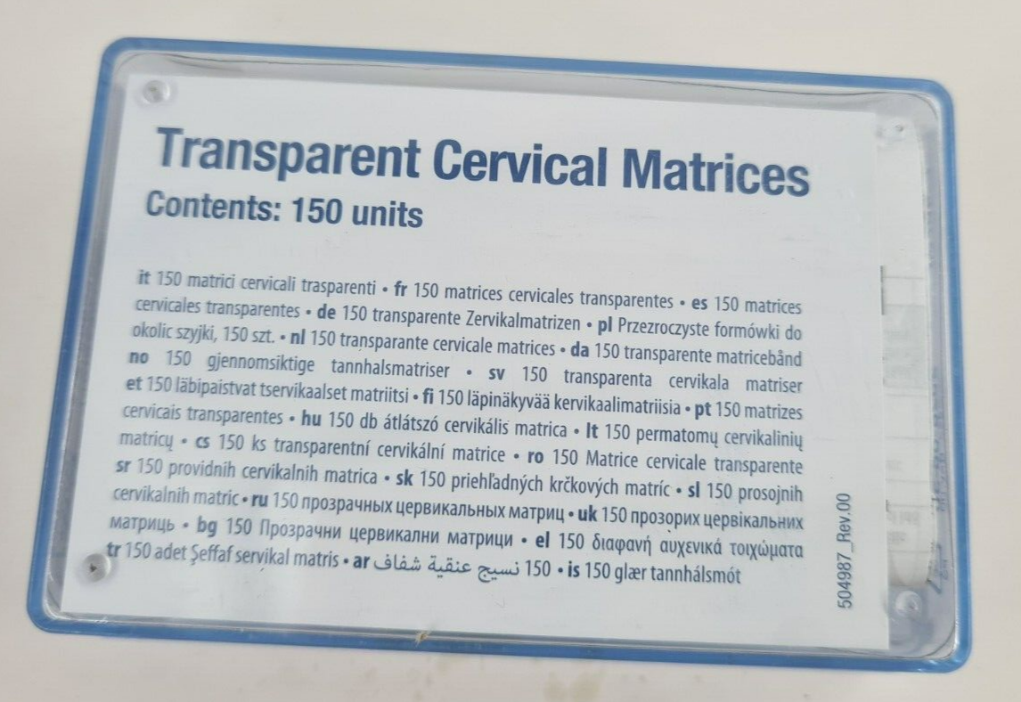 Kerr Transparent Cervical Matrices Ref 854 S | eBay