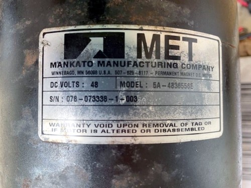 DC permanent magnet Brushed electric motor MET /Makuto brand 5HP 48V | eBay
