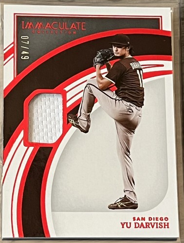 2022 Panini Immaculate - GU Red Parallel #57 YU DARVISH ⚾San Diego ...