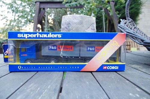 CORGI DAF 95 PORTE CONTAINERS P&O Nedlloyd SUPERHAULERS 1:64 NEUF EN ...