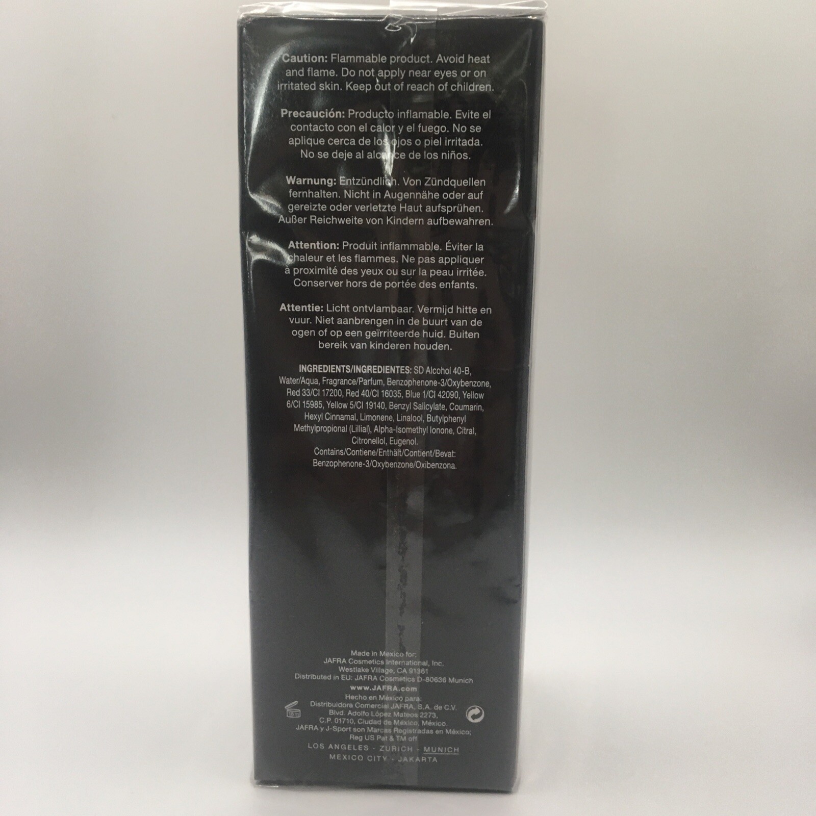 Jafra J-Sport Eau De Toilette For Men 3.3 FL.OZ. Woody Aromatic | eBay