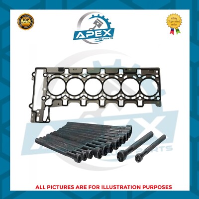 BMW E90 E91 E92 E93 3.0 N55B30 ENGINE N55 HEAD GASKET & HEAD BOLTS SET ...