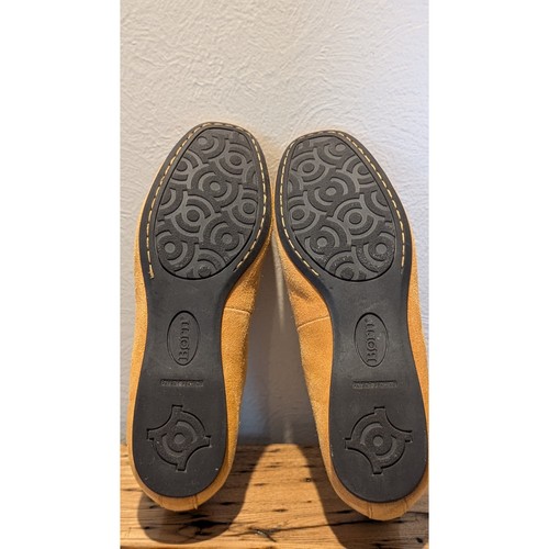 Born Adour Yellow (Mustard) Suede Ballet Flats Womens Size 7.5M | eBay
