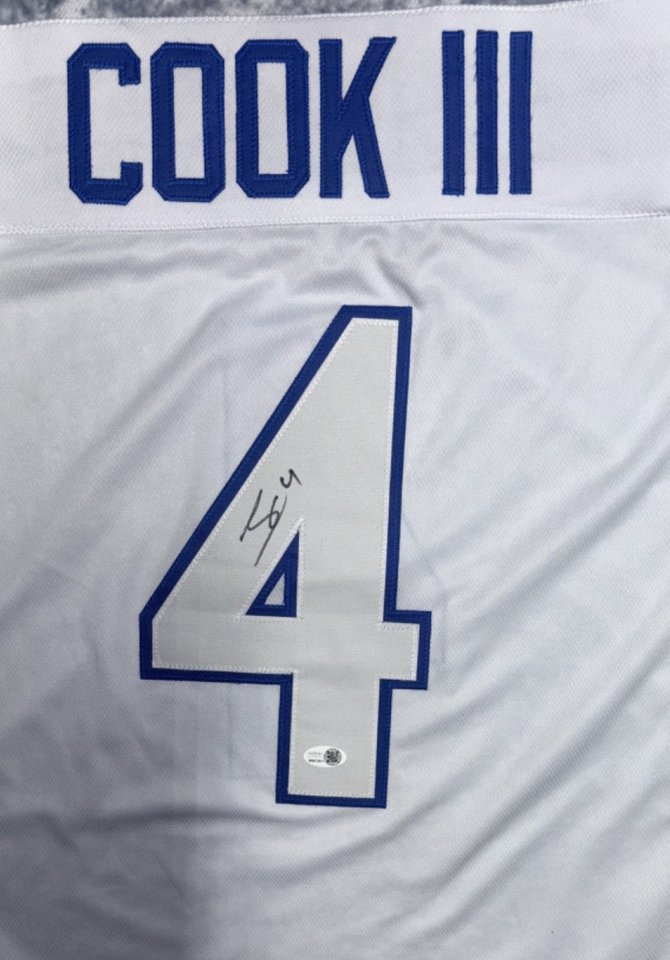 JAMES COOK lll signed autographed BUFFLO BILLS JERSEY w/ BECK BS48730 ...