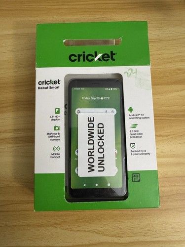 UNLOCKED-Cricket Wireless Debut Smart 32GB | 3GB RAM | Green Frost ...