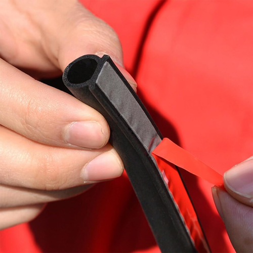 Car Door Rubber Seal Strip, D-Shape Auto Weather Striping, 3M Self ...
