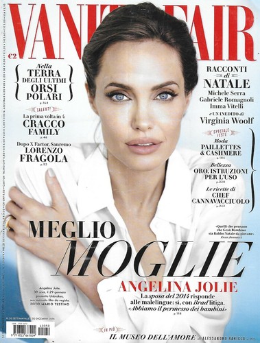 Vanity Fair Magazine Angelina Jolie Christian Bale Lorenzo Fragola ...