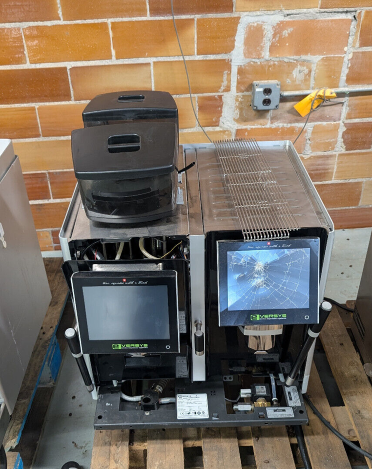 Set of 3 - Eversys Enigma e4 Commercial Semi-Automatic Espresso Machine ...