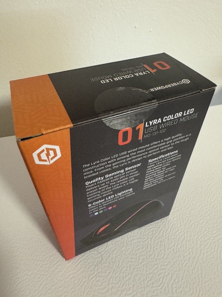 CYBERPOWER PC - NOHI 02 RGB Gaming Keyboard - LYRA 01 LED Mouse - NEW ...