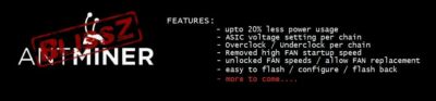 LATEST (NO DEV FEE) Blissz Custom Firmware (v1.02) fits Antminer L3 ...
