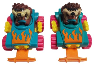 VTG 1992 Taz TASMANIAN DEVIL in Car Toy - Warner Brothers 3.25" - SET 2 ...