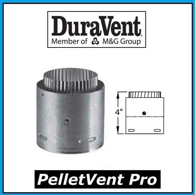 DuraVent 3pvp-adff Type L 3 Inch Pelletvent Pro Vent Pipe Adapter ...
