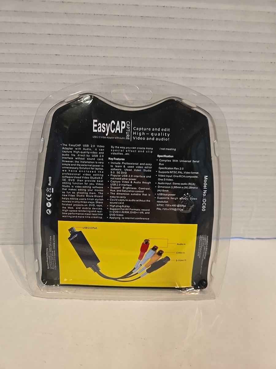 Easycap Dc60 CH USB Fashion Shopping Genuine Easycap Video