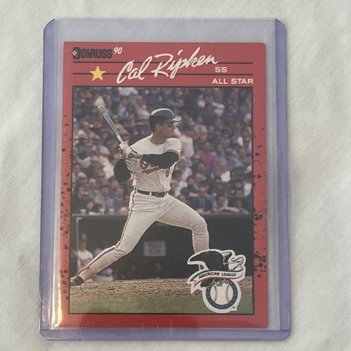 1990 Donruss CAL RIPKEN JR All Star No #676 Baltimore Orioles. Error ...