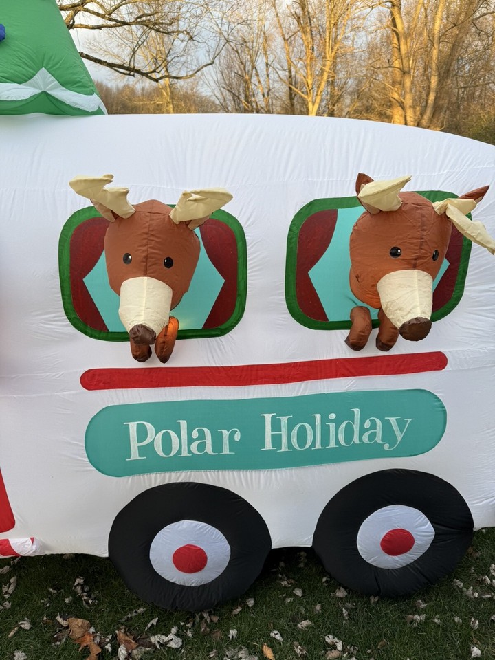 Gemmy Airblown Christmas Inflatable Prototype 5th Wheel Camper | eBay