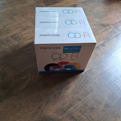 Memorex Music CD-R Recordable Blank CDs 40X 700 MB 80 min 90 Pack ...