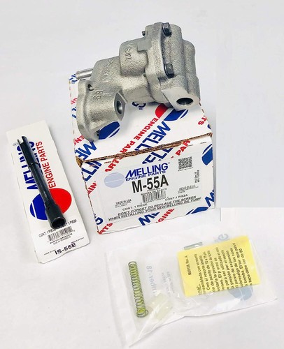 MELLING M55A High Pressure Oil Pump+Drive Rod/Shaft for Chevy SB 283 ...