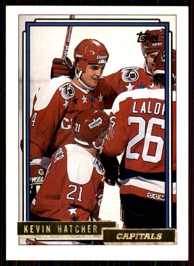 1992-93 Topps Gold Kevin Hatcher Washington Capitals #149 | eBay