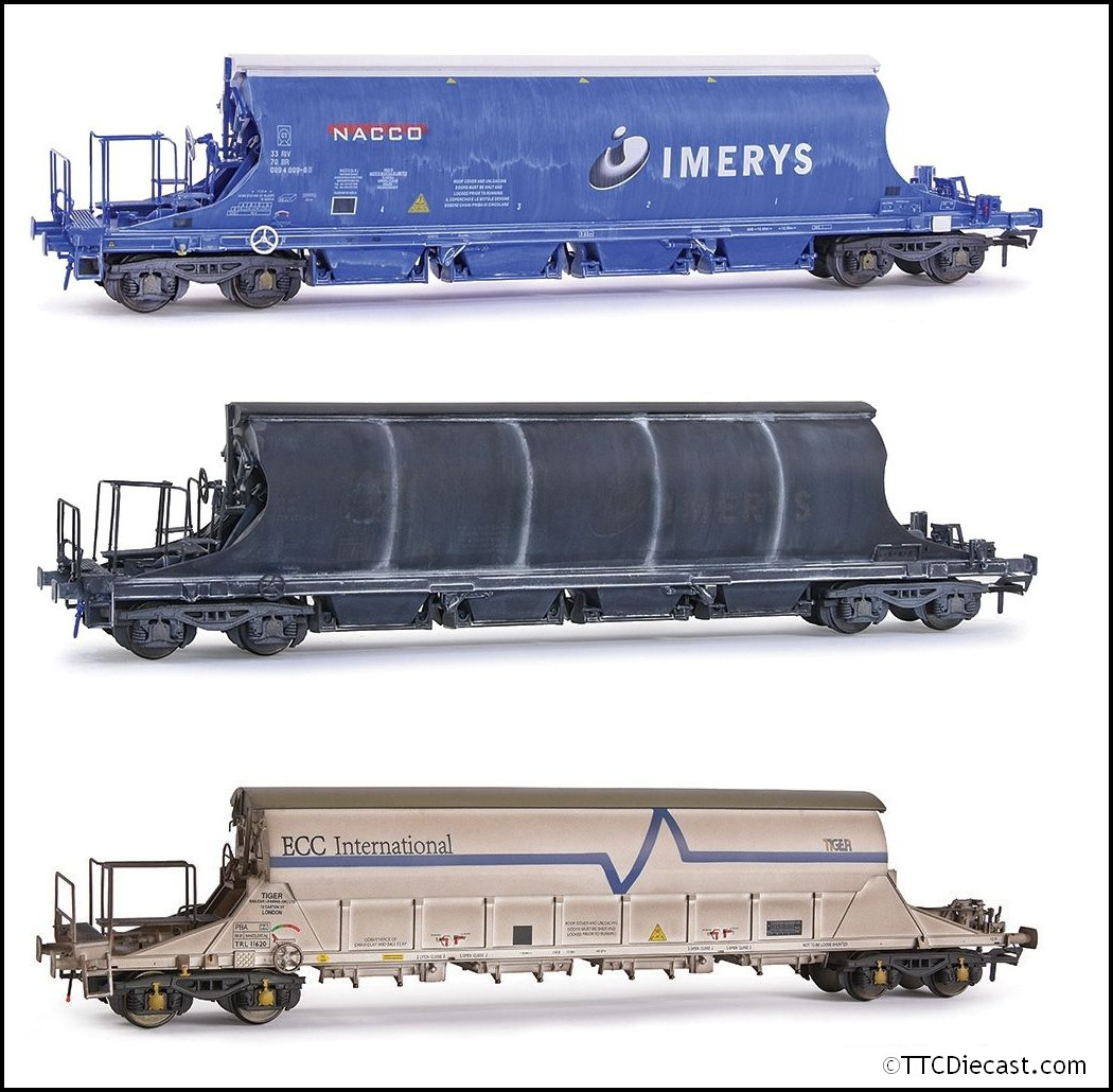 EFE Rail E87011 PBA Tiger Wagon TRL 11603 ECC International White ...
