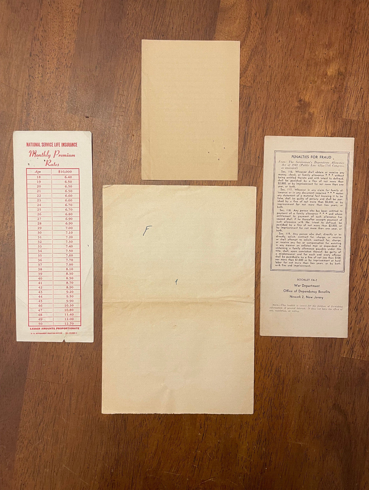 Original WWII WW2 US Army/War Dept. GI informational pamphlets. Lot of ...