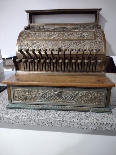 Vintage early 1896-1900, #47 National Cash Register Bronze | eBay