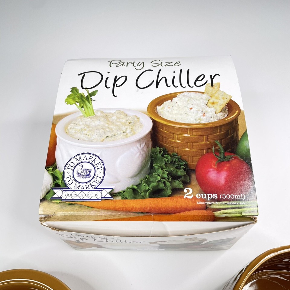 To Market To Market Party Size Dip Chiller 2 Piece Basket Weave Pattern ...