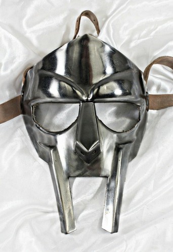 Medieval Mf Doom Mask Steel Gladiator Face Doom Mask Hand Forged Helmet ...