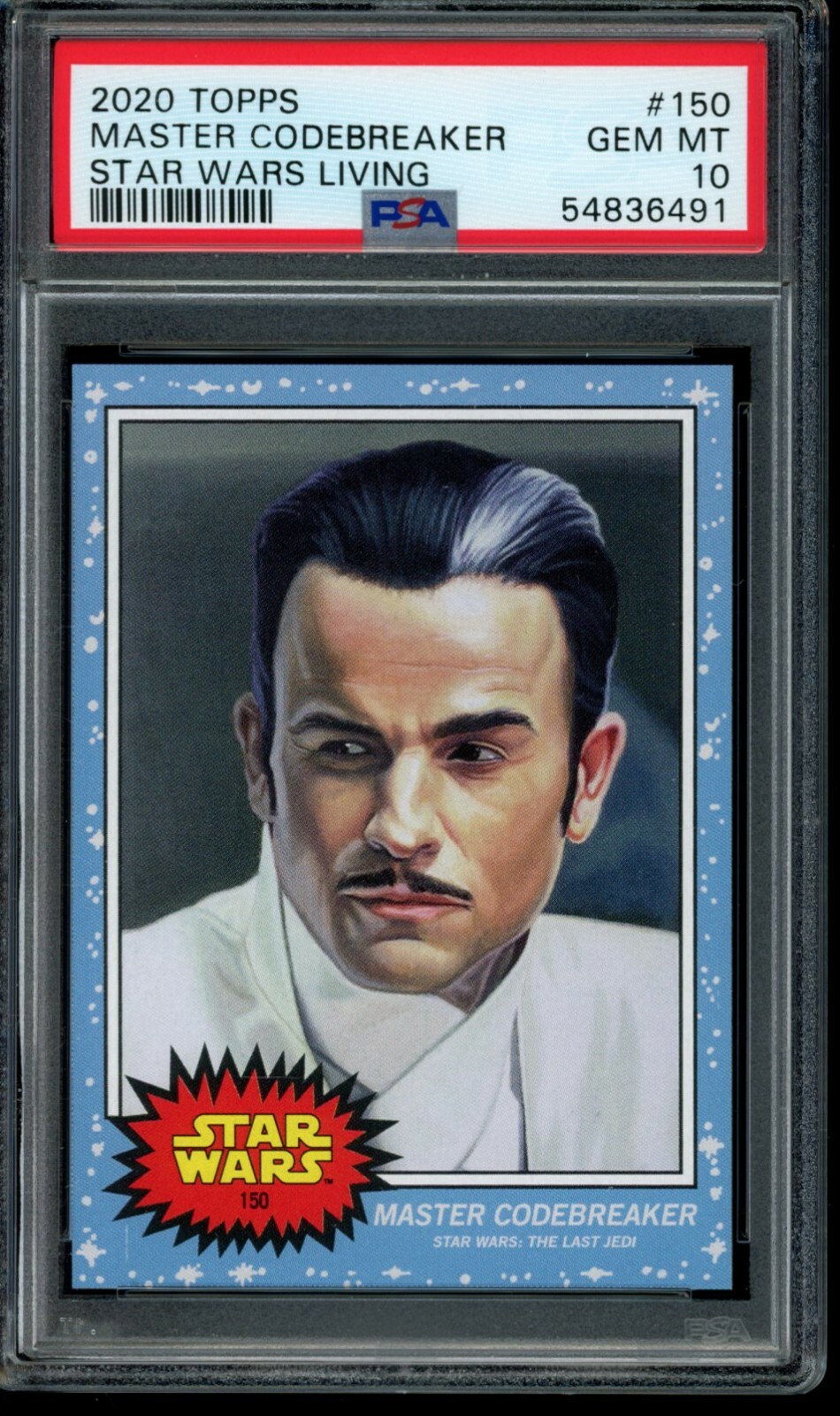 2020 Topps Star Wars Living Set #150 Master Codebreaker PSA 10 Gem Mint ...